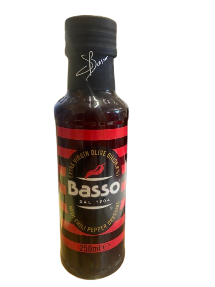 Basso Aromatic Oil & Chilli 1 x 25cl Bottle – Taste from the Med