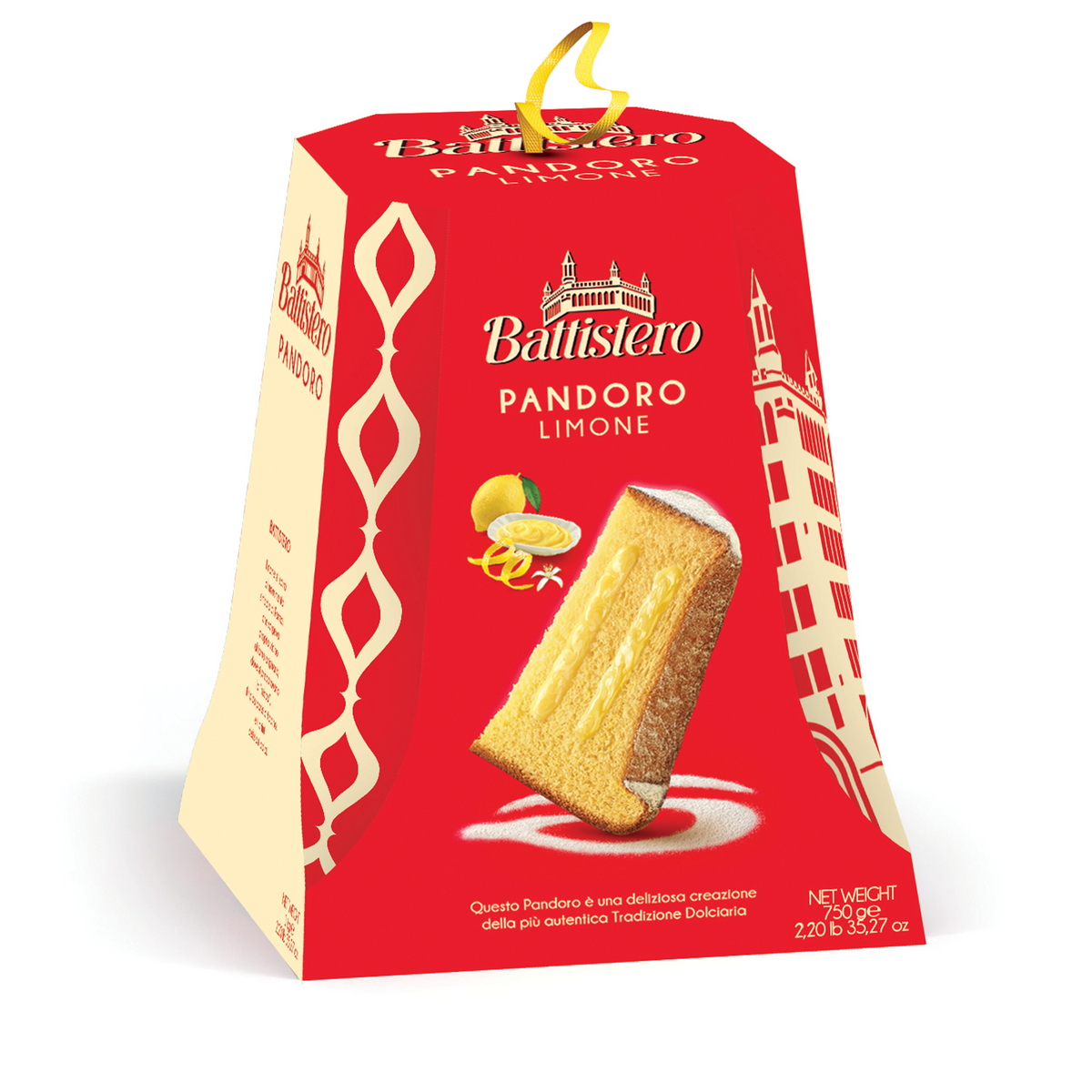 Battistero Pandoro Lemon Cream | 750g - Christmas Cakes – Taste from ...