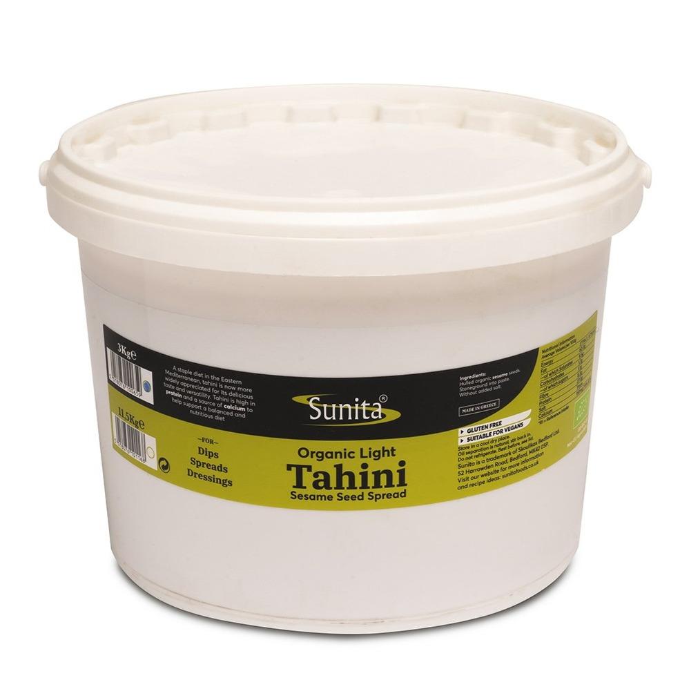 Sunita Organic Light Tahini | 3KG - Tahini Products – Taste from the Med